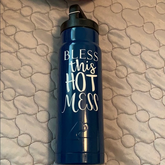 Dining | Bless This Hot Mess Water Bottle | Poshmark